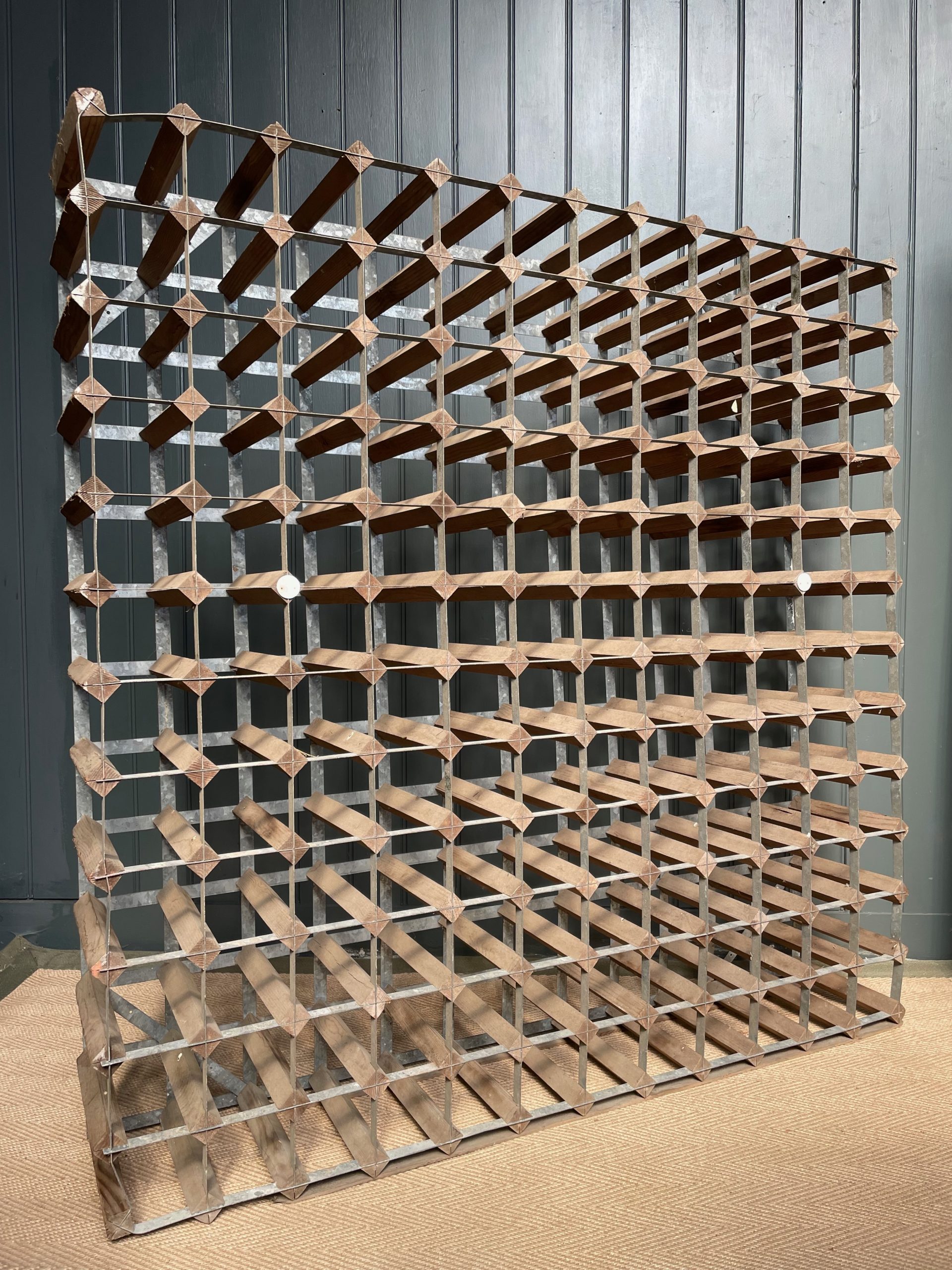 Large vintage wine rack - B Southgate
